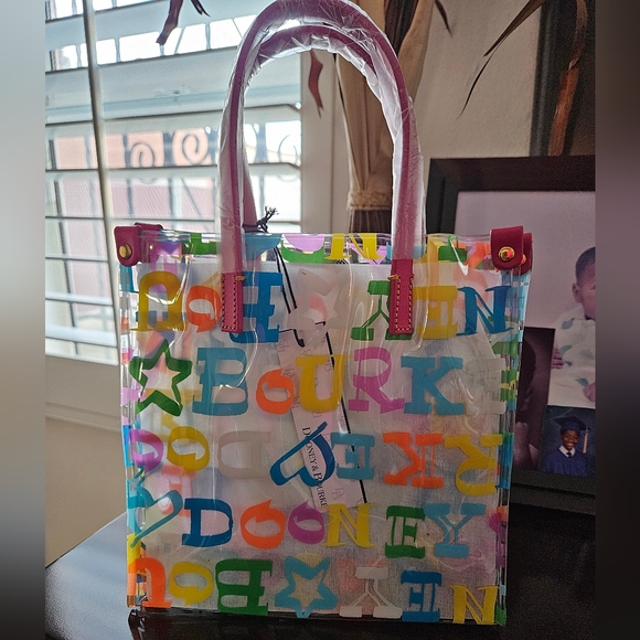 Dooney & Bourke | Bags | Dooney Bourke Multicolor Clear Tote | Poshmark
